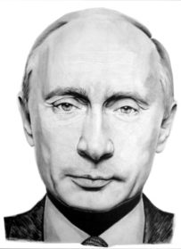 Vladimir Putin Drawing Pic - Drawing Skill