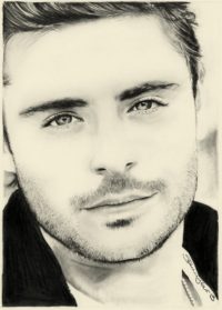Zac Efron Sketch - Drawing Skill