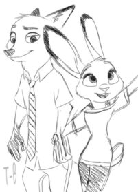 Zootopia Drawing Image - Drawing Skill