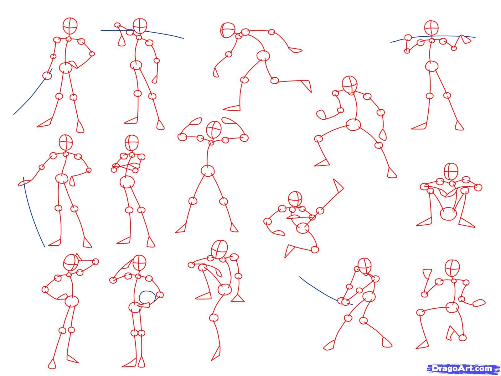 Anime Poses Drawing Skill Anime Poses Drawing Skill