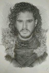 Game of Thrones Jon Snow Drawing Photo - Drawing Skill