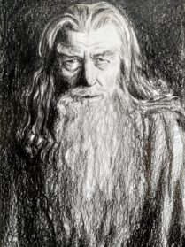 Gandalf Drawing Beautiful Art - Drawing Skill