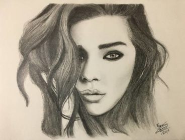 Hailee Steinfeld Drawing Pics - Drawing Skill