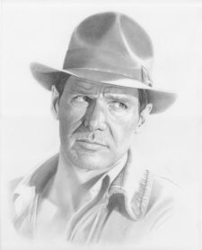 Harrison Ford Drawing Realistic - Drawing Skill