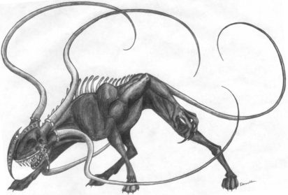 Hellhound Drawing Realistic - Drawing Skill