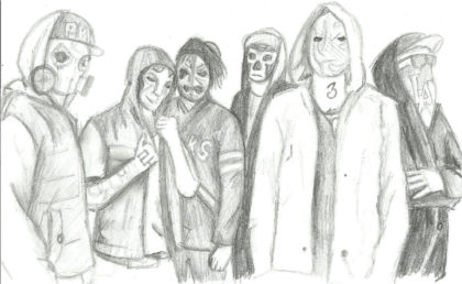 Hollywood Undead Drawing Sketch - Drawing Skill