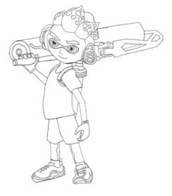 Inkling Boy Splatoon Drawing Pics - Drawing Skill