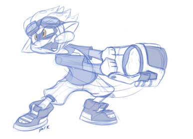 Inkling Boy Splatoon Drawing Realistic - Drawing Skill