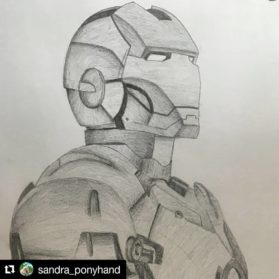 Iron Man Drawing Amazing - Drawing Skill