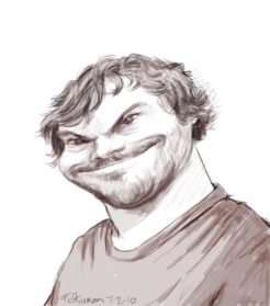 Jack Black Drawing Best - Drawing Skill
