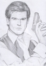 James Bond Drawing Picture - Drawing Skill