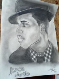 Jason Derulo Drawing Art - Drawing Skill