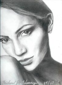 Jennifer Lopez Drawing Best - Drawing Skill