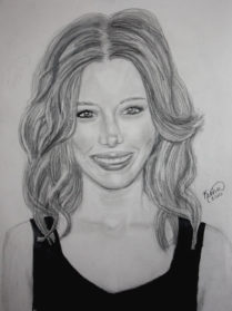 Jessica Biel Drawing Pictures - Drawing Skill