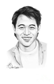 Jet Li Art Drawing - Drawing Skill
