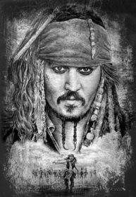 Johnny Depp Drawing - Drawing Skill