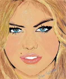 Kate Upton Drawing - Drawing Skill