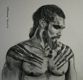 Khal Drogo Drawing Realistic - Drawing Skill