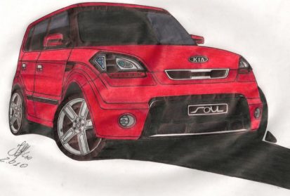 Kia Drawing Amazing - Drawing Skill