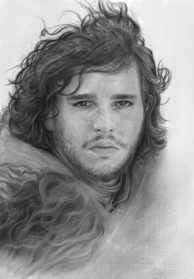 Kit Harington Drawing Sketch - Drawing Skill