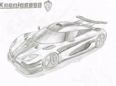 Koenigsegg Drawing Photo - Drawing Skill