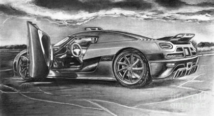 Koenigsegg Drawing Pics - Drawing Skill