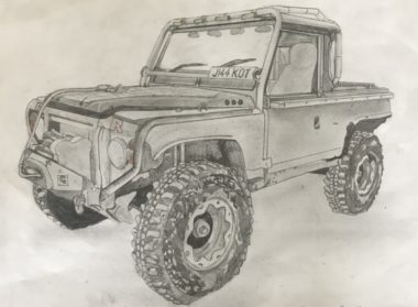 Land Rover Drawing Pictures - Drawing Skill