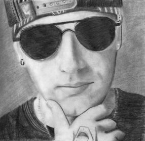 M Shadows Drawing Picture - Drawing Skill