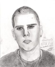 M Shadows Drawing Sketch - Drawing Skill