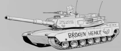 M1 Abrams Tank Drawing Art - Drawing Skill