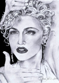 Madonna Drawing Best - Drawing Skill