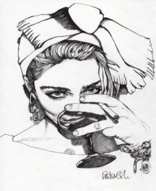 Madonna Drawing Pics - Drawing Skill