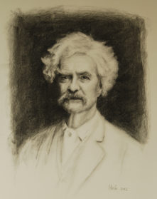 Mark Twain Drawing Sketch - Drawing Skill