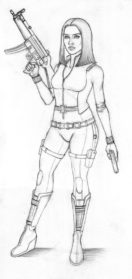 Marvel Black Widow Drawing Beautiful Image - Drawing Skill