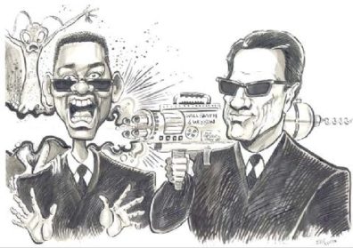 Men In Black Drawing - Drawing Skill