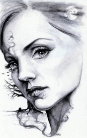 Mena Suvari Drawing Beautiful Image - Drawing Skill