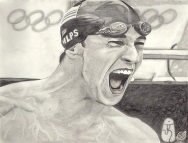 Michael Phelps Drawing Picture - Drawing Skill