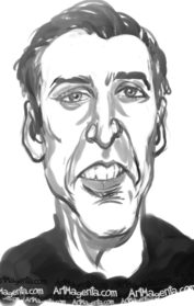 Nicolas Cage Drawing Best - Drawing Skill