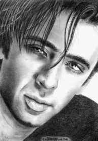 Nicolas Cage Drawing Image - Drawing Skill