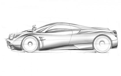 Pagani Drawing Best - Drawing Skill