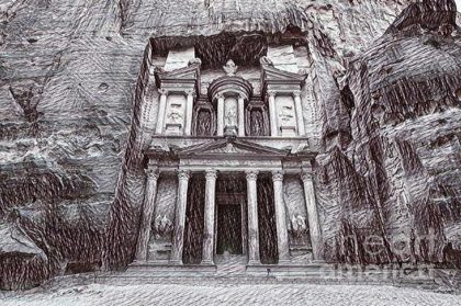 Petra Drawing Beautiful Image - Drawing Skill