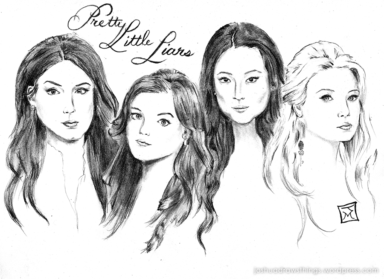 Pretty Little Liars Drawing Realistic - Drawing Skill