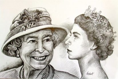 Queen Elizabeth Drawing Photo - Drawing Skill