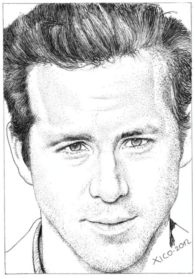 Ryan Reynolds Drawing Best - Drawing Skill
