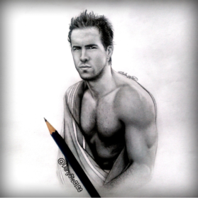 Ryan Reynolds Drawing Photo - Drawing Skill