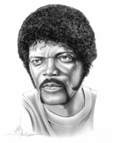 Samuel L Jackson Drawing - Drawing Skill