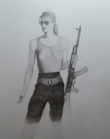 Sarah Connor Drawing Pics - Drawing Skill