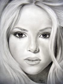 Shakira Drawing - Drawing Skill