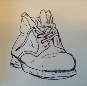 Shoe Drawing Realistic - Drawing Skill