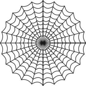 Spider Web Drawing Realistic - Drawing Skill